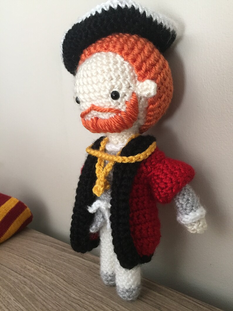Henry VIII Crochet Doll Pattern - Etsy