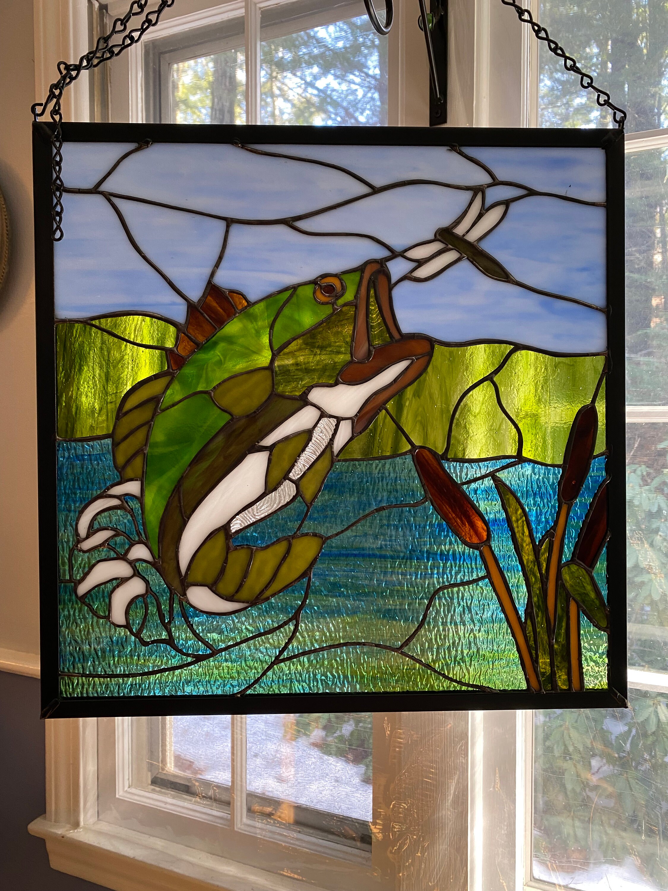 Largemouth Bass Stained Glass Patterns I've Been Doing A Lot Of Fish