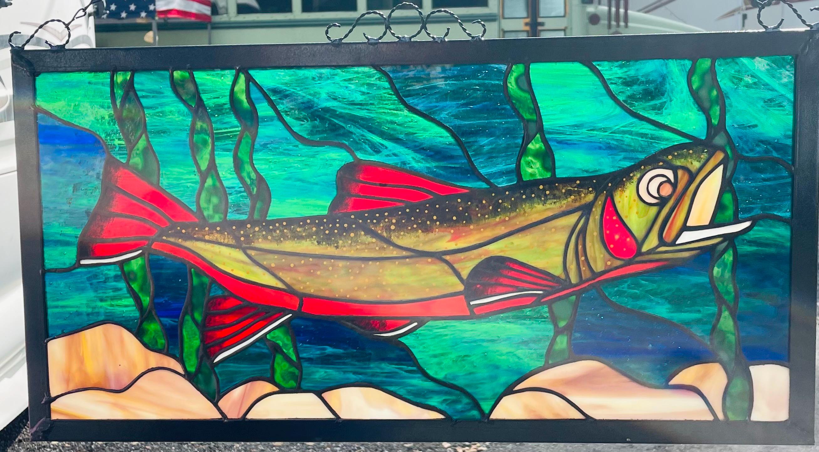 Brook Trout Stained Glass - Etsy