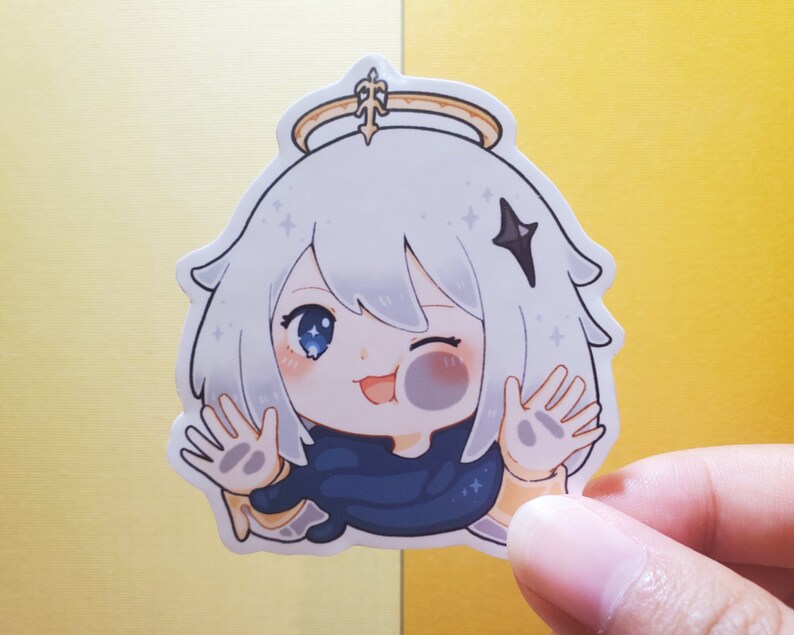 Genshin Impact Paimon sticker | Etsy