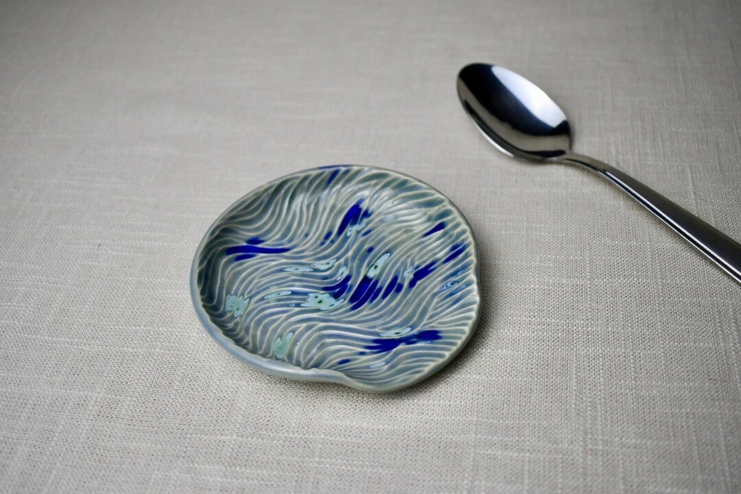 Handmade Pottery Spoon Rest Coffee Gift Stoneware Tea Gift - Etsy