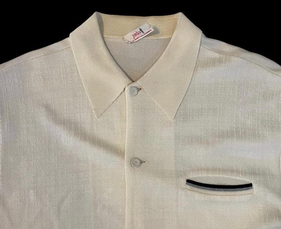 1960s White Button Up Shirt - Gem