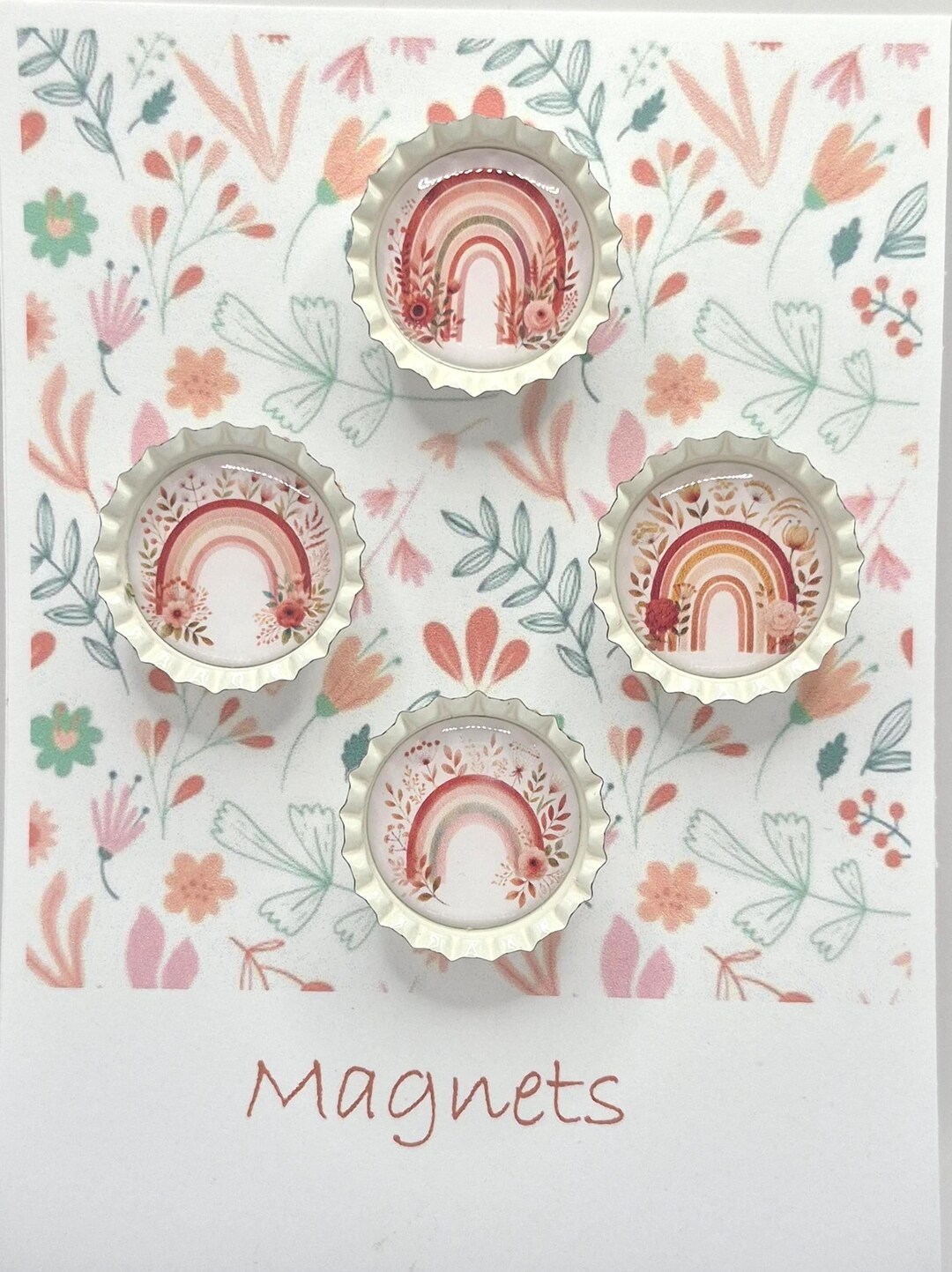 Boho Rainbows, Boho Rainbow Magnets, Rainbow Magnets, Magnet, Magnets ...