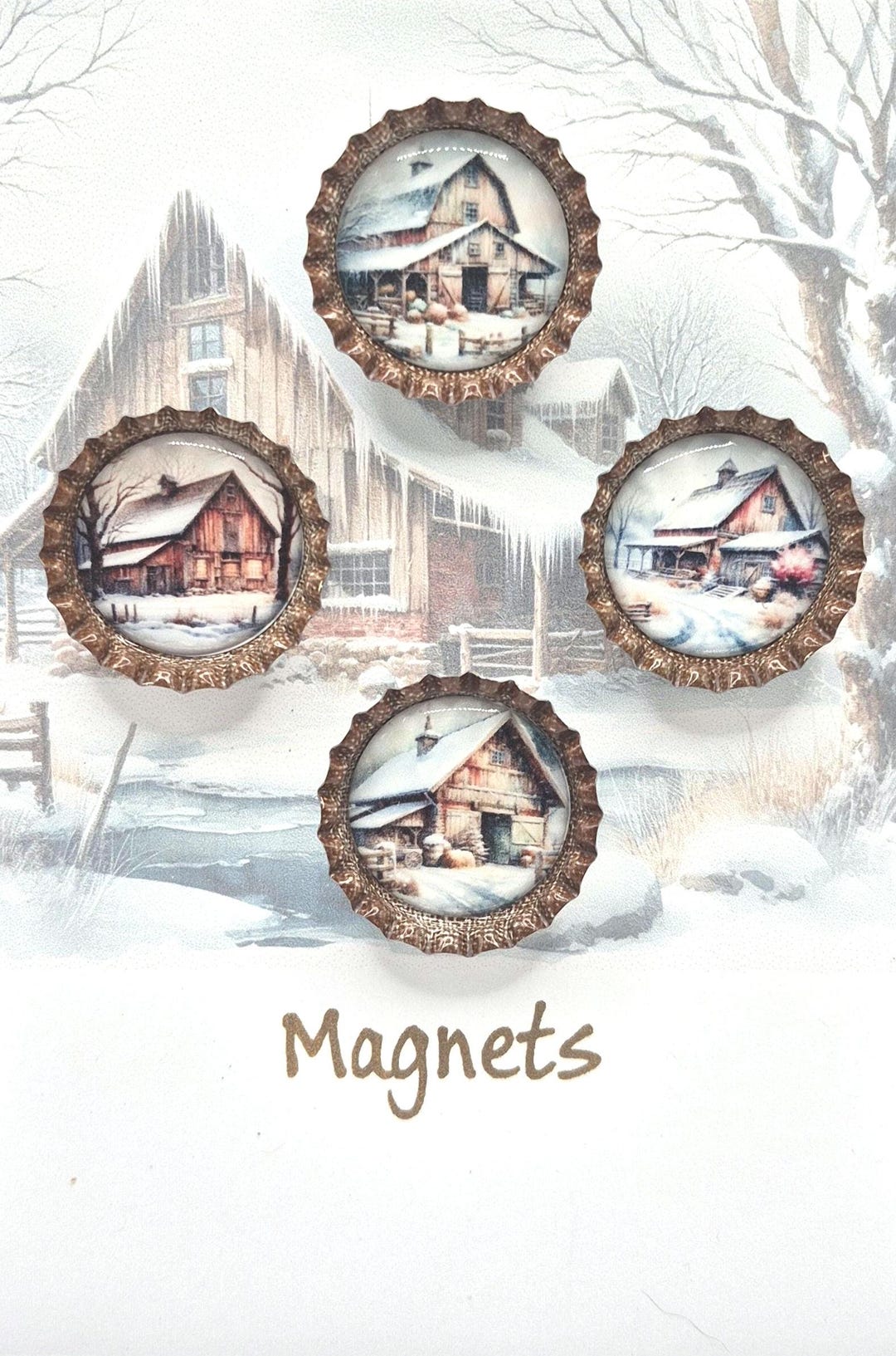 Barns, Barn Magnets, Magnets, Magnet, Refrigerator Magnets - Etsy