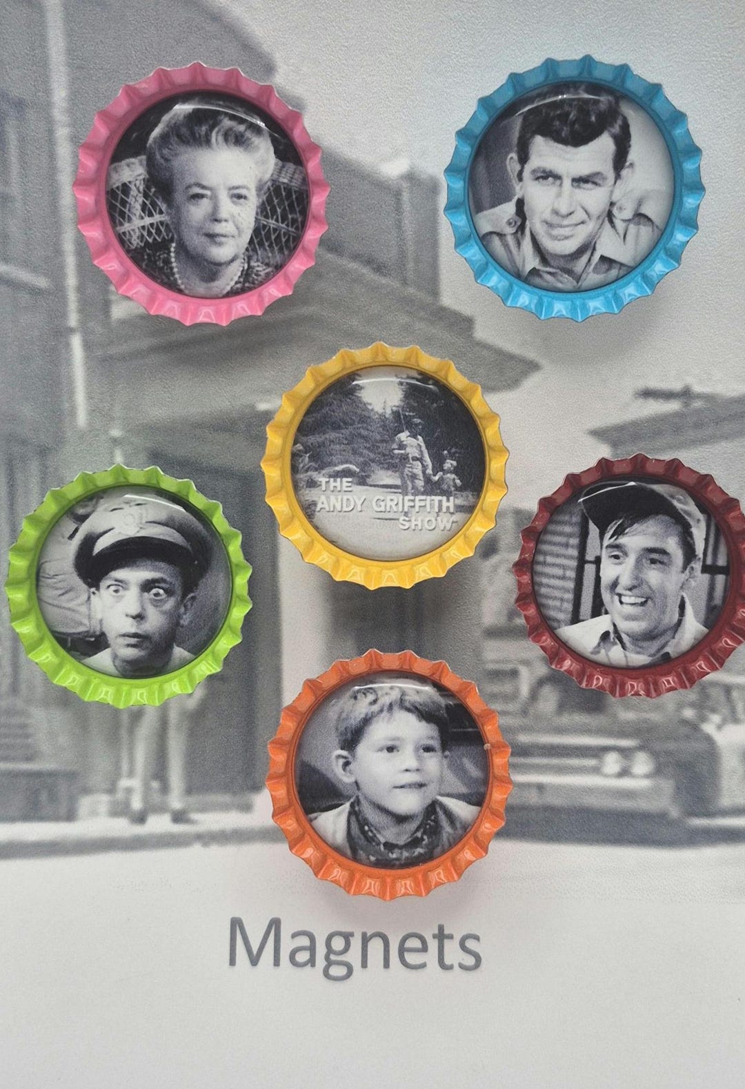 Bottle Cap Magnet, Bottle Cap Magnets, the Andy Griffith Show Magnets ...