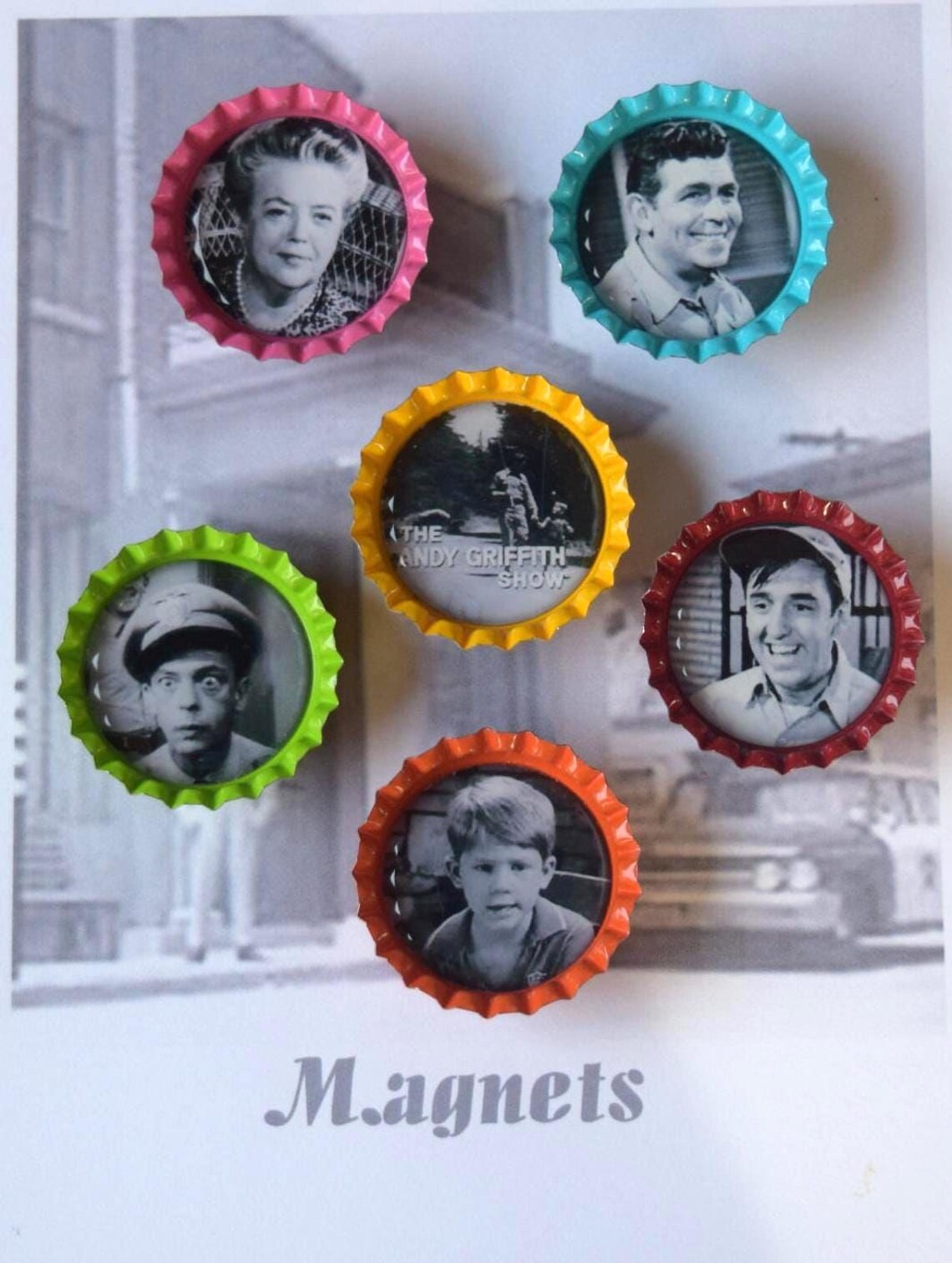 Bottle Cap Magnet, Bottle Cap Magnets, the Andy Griffith Show Magnets ...