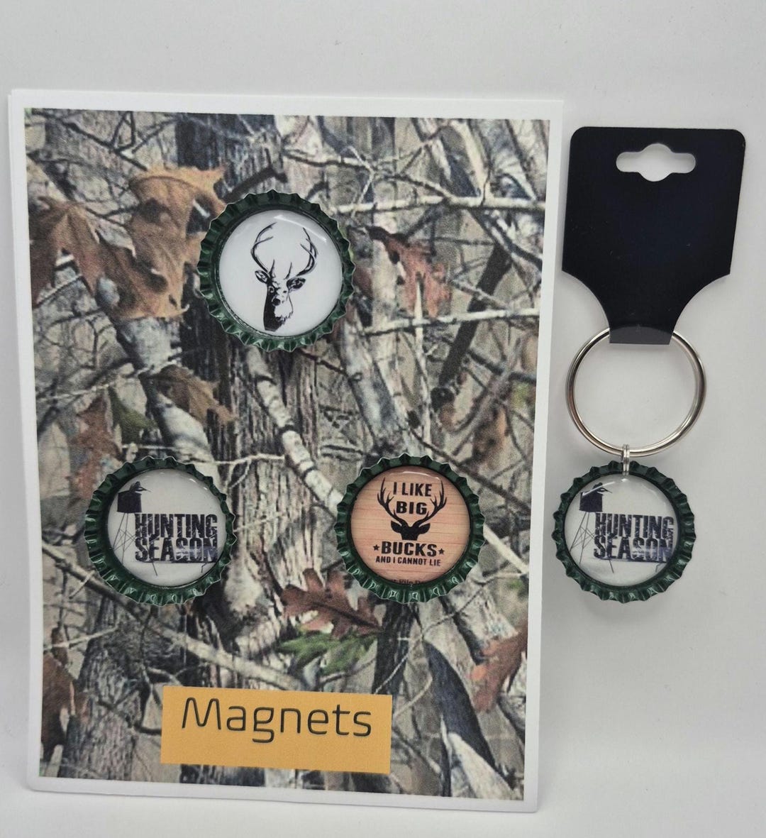Hunting Magnets, Bottle Cap Hunting Magnets, Refrigerator Magnets ...