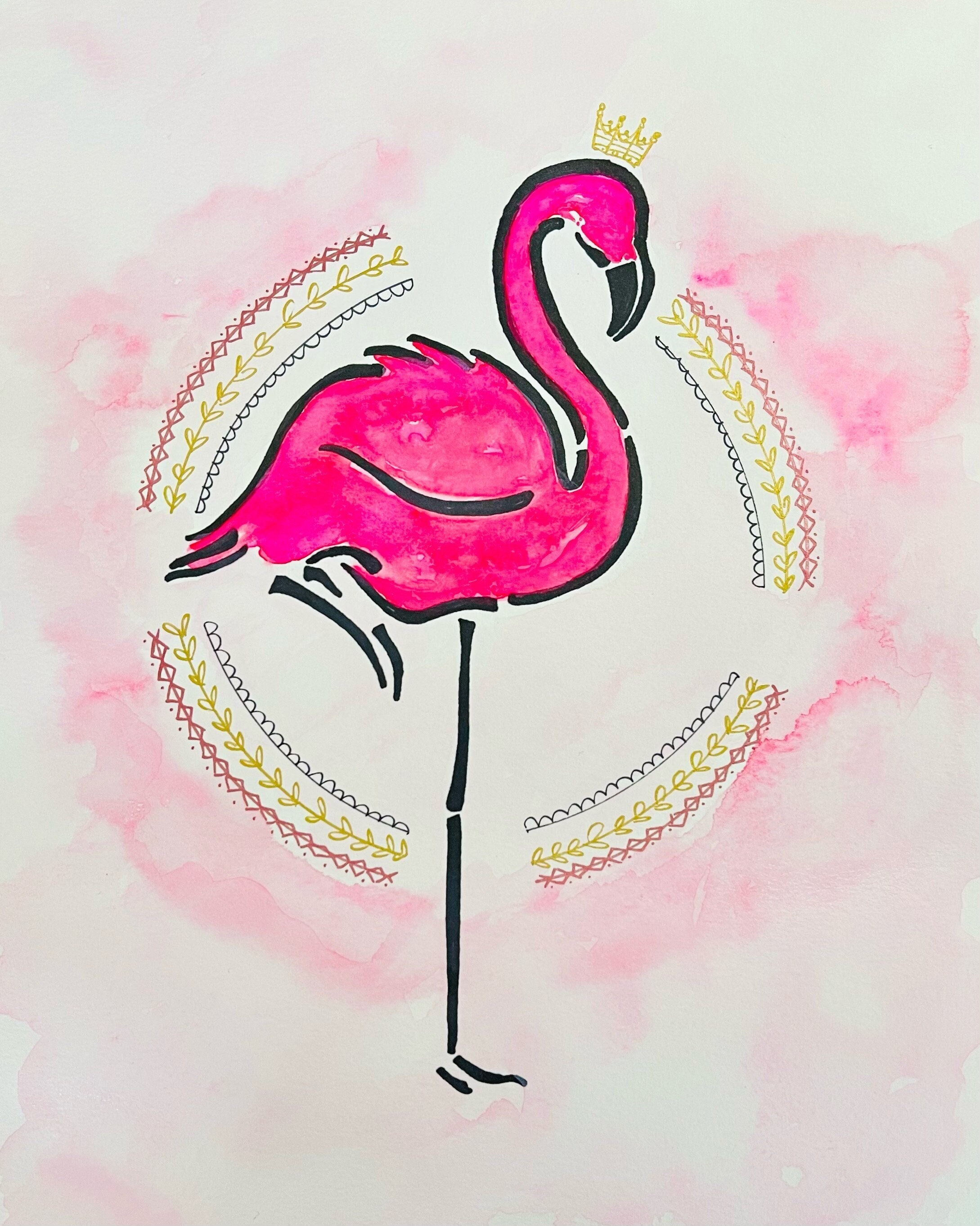 Pink Flamingo | Printable Art | Get Your Pink Back | Find Your Pink ...