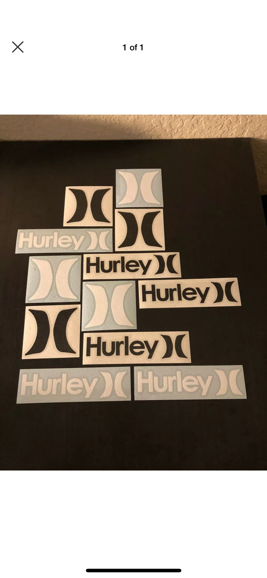 Hurley Glossy Decals: 12-pack No Background Skate Surf | Etsy