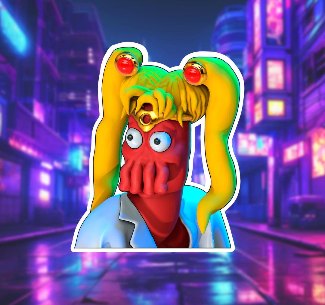 Sailor Moon Zoidberg Sticker - Etsy
