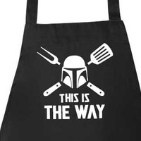 Star Wars Character Aprons, Fun Cooking Gift for Fans, Kitchen ...