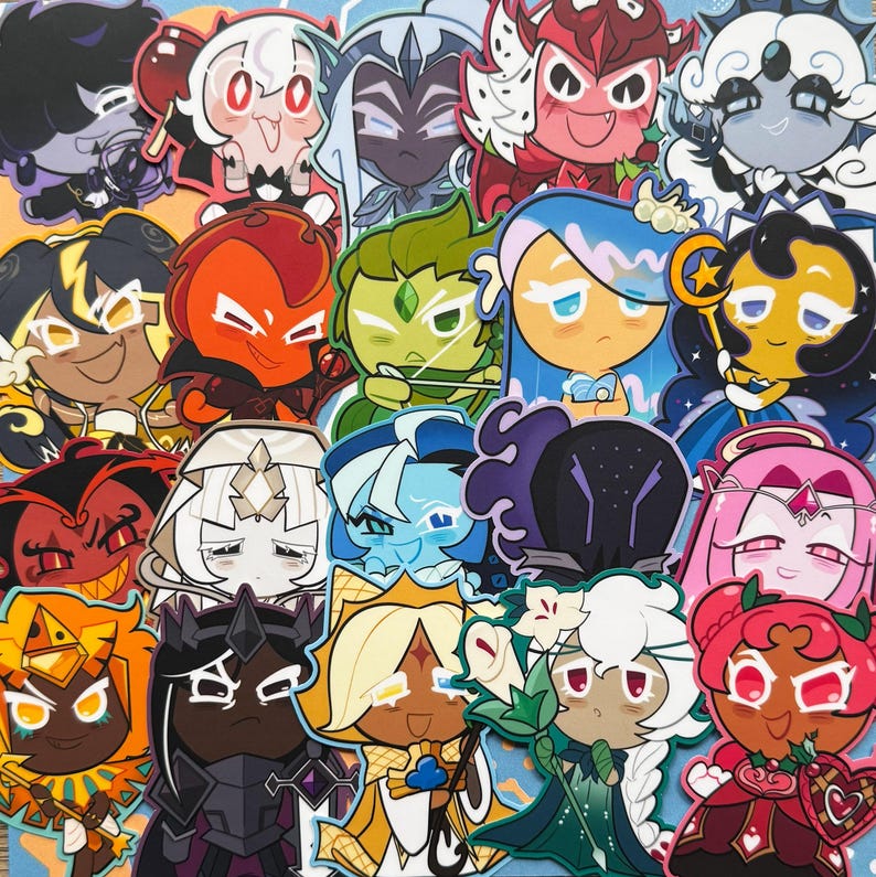 Cookie Run Kingdom Stickers - Etsy