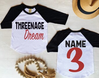 Threenager Birthday Theme - Etsy