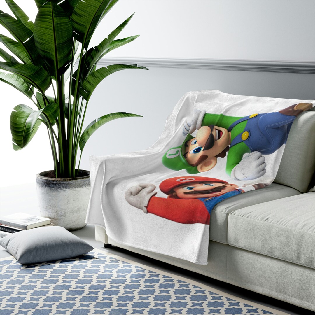 Mario and Luigi Mario and Luigi Birthday Super Mario Super - Etsy