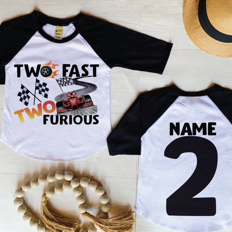 Two Fast Birthday Shirt - Etsy