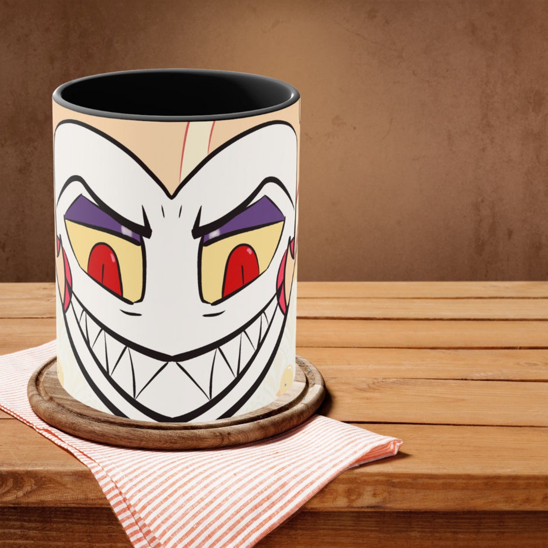 Lucifer Morningstar Hazbin Hotel Inspired Accent Coffee Mug Eye ...