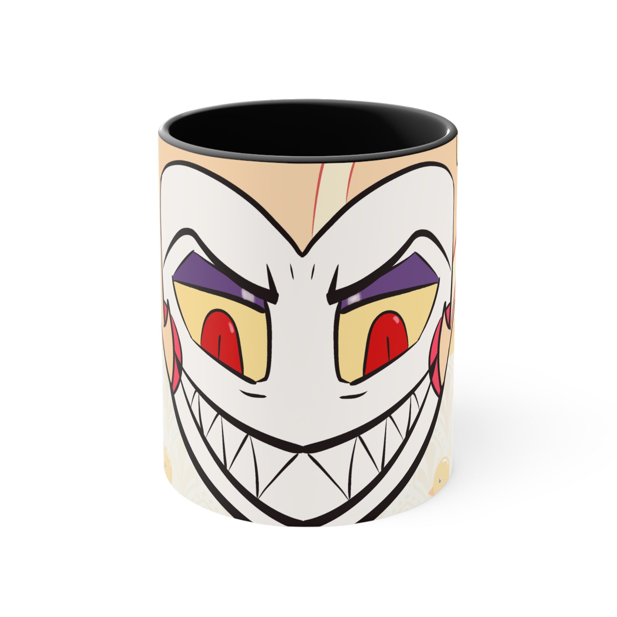 Lucifer Morningstar Hazbin Hotel Inspired Accent Coffee Mug Eye ...