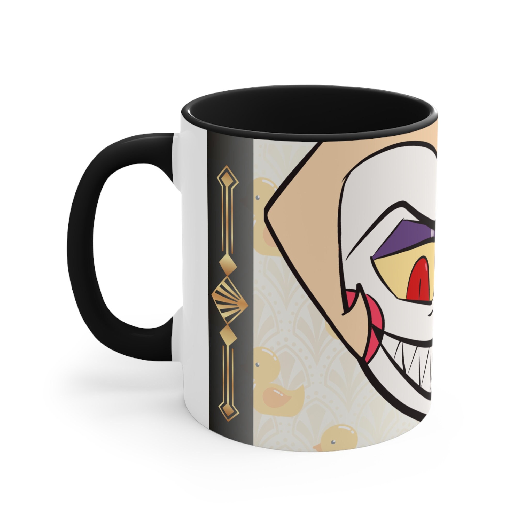 Lucifer Morningstar Hazbin Hotel Inspired Accent Coffee Mug Eye ...