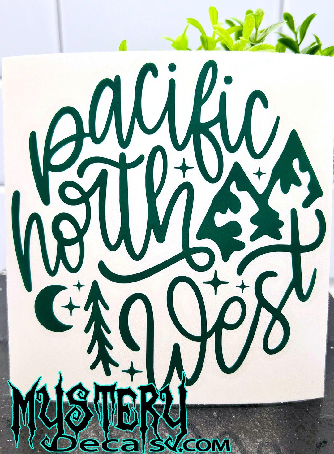 Pacific North West Decal Car Window Sticker Outdoor Lover Hiking ...