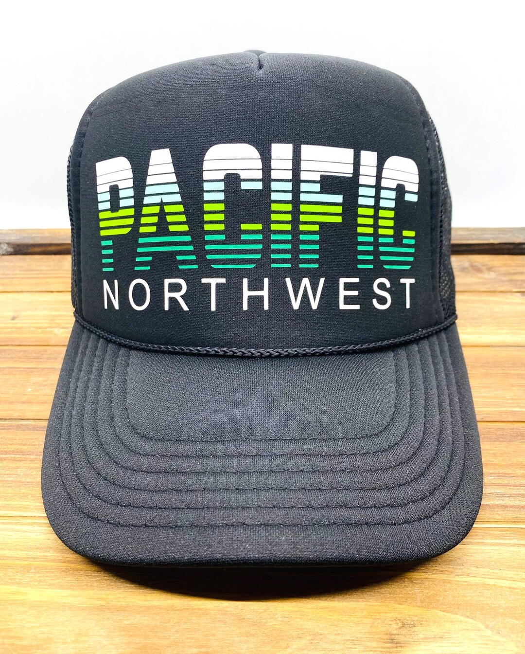Pacific Northwest Trucker Hat in Black or Gray / Northwest / PNW ...