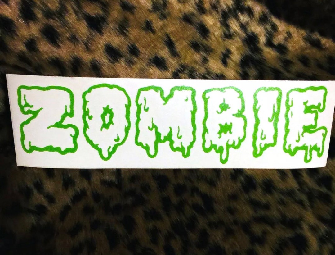 Zombie Decal Vinyl Die Cut Sticker Car Window Horror Lover Apocalypse ...