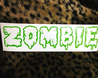 Zombie Apocalypse Decal - Etsy