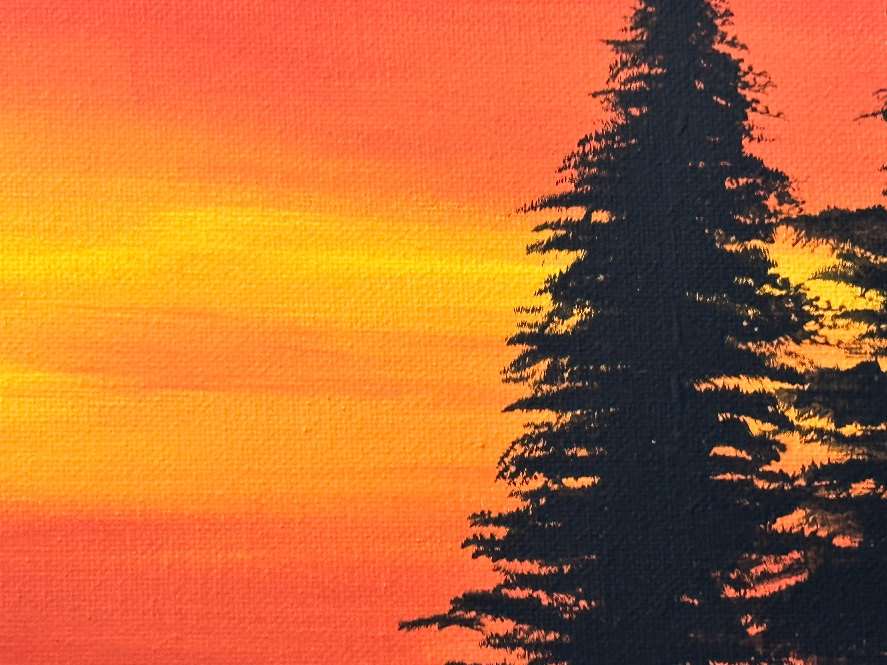 Sunset Painting - Etsy