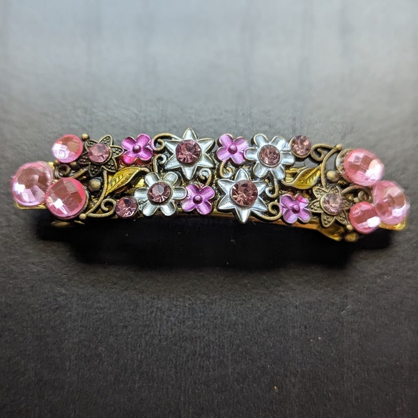 Pink Hair Barrettes - Etsy