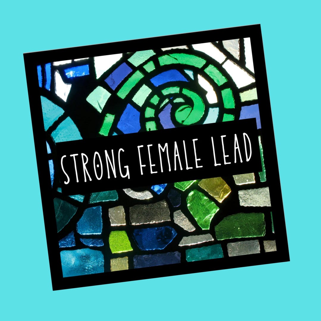 Strong Female Lead Square Vinyl Stickers Gift for Pastor Appreciation ...
