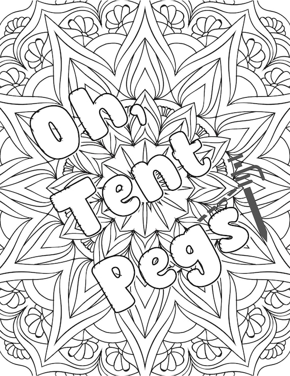 Printable Jael oh Tent Pegs Coloring Page - Etsy