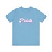 Preach Pink Lettering Unisex Tee for Minister, Pastor, Priest-colorful ...