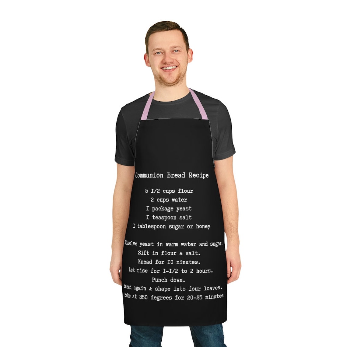 Communion Bread Recipe Apron (AOP) Gift for Pastor Gift for Minister ...