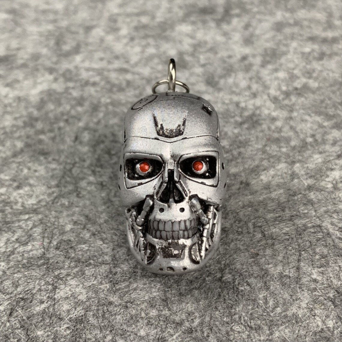 Terminator T800 Head Skull Bead for Necklace Bracelet Resin 3D Print - Etsy