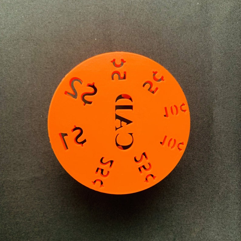 Canadian Coin Holder Organizer Stacker 3D Printed - Etsy