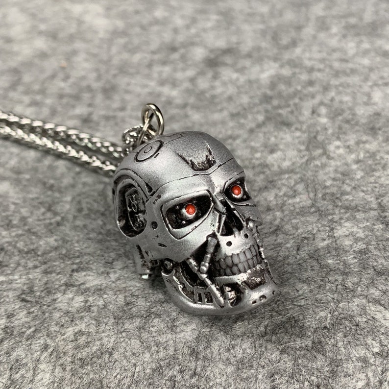 Terminator T800 Head Skull Bead for Necklace Bracelet Resin 3D Print - Etsy