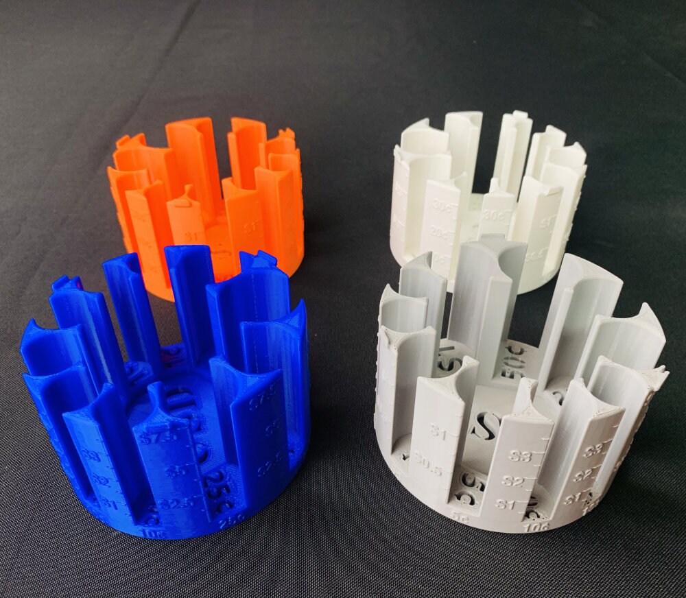 US Coin Holder Organizer Stacker 3D Printed - Etsy