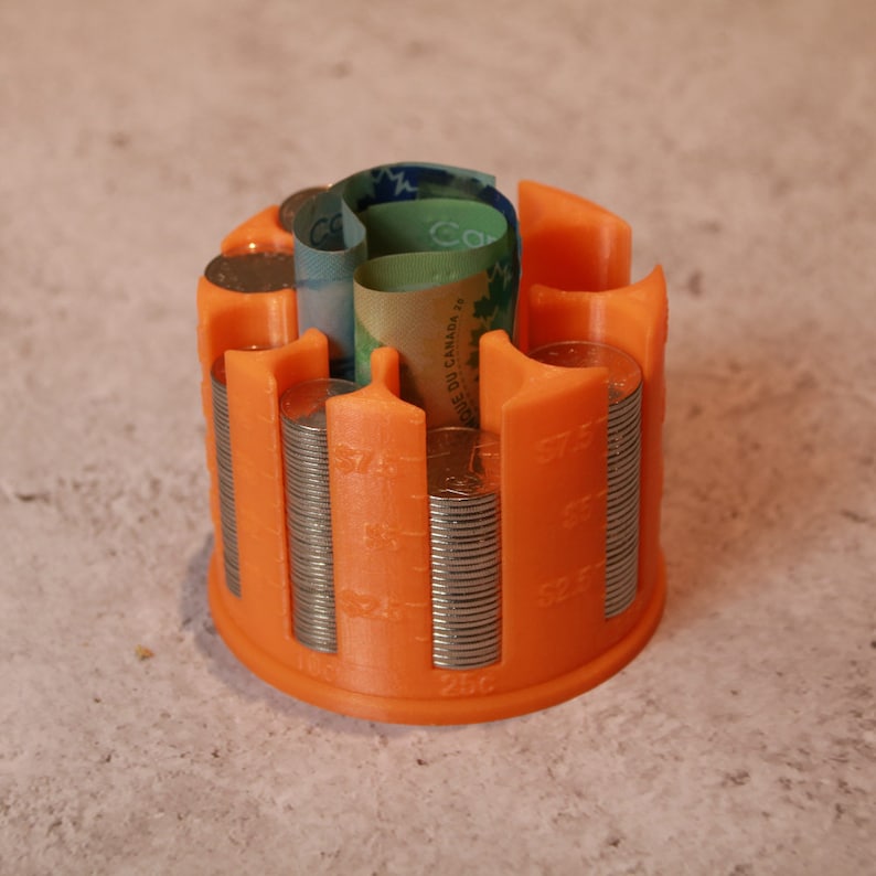 Canadian Coin Holder Organizer Stacker 3D Printed - Etsy
