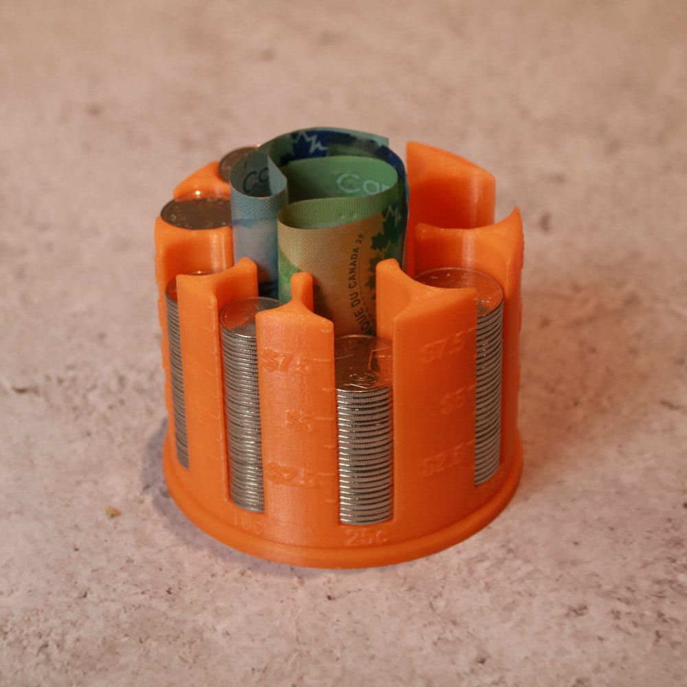 Canadian Coin Holder Organizer Stacker 3D Printed - Etsy