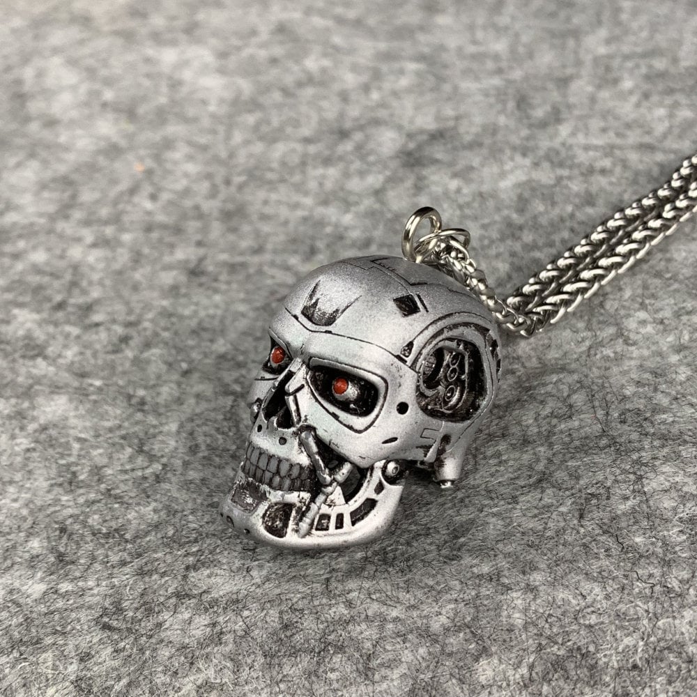 Terminator T800 Head Skull Bead for Necklace Bracelet Resin 3D Print - Etsy