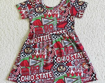 Ohio State Girl Dress - Etsy