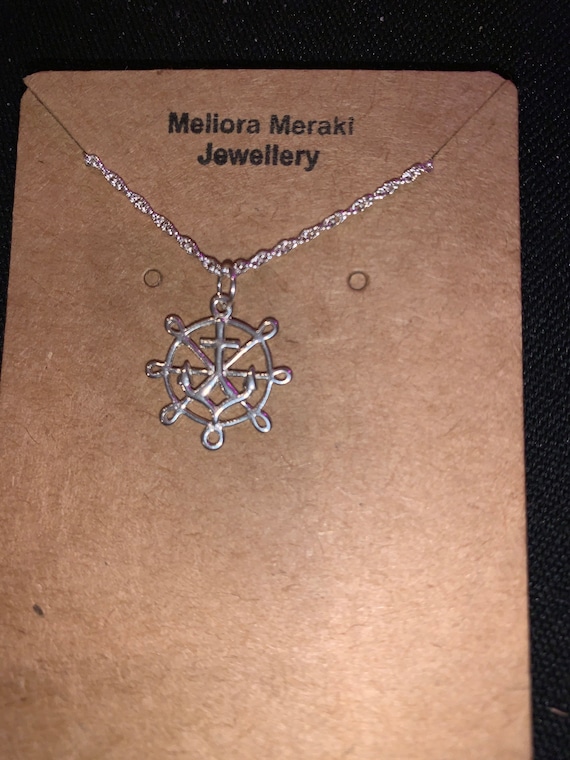 Sterling Silver Captain Pendant | Etsy