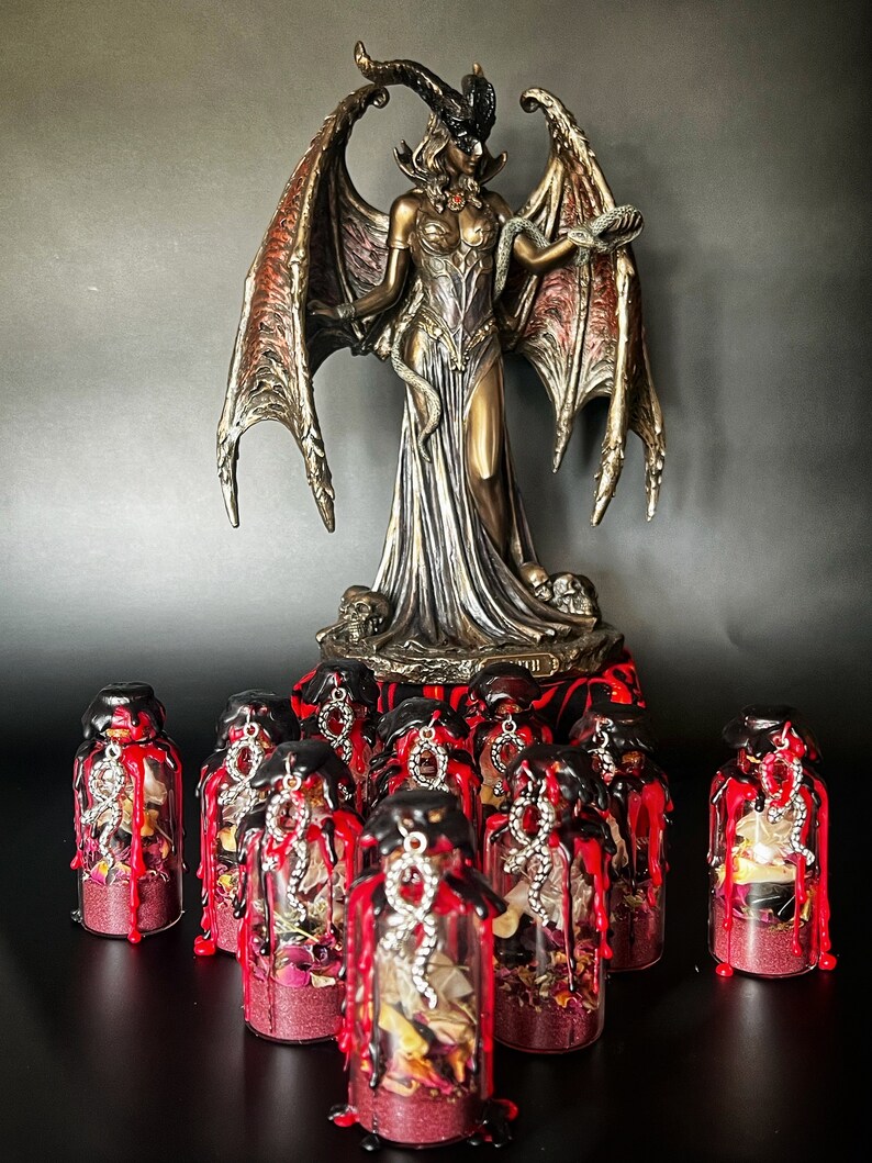 NEW LARGER SIZE Mini Lilith Devotional Witch Bottle 30 Ml - Etsy Ireland