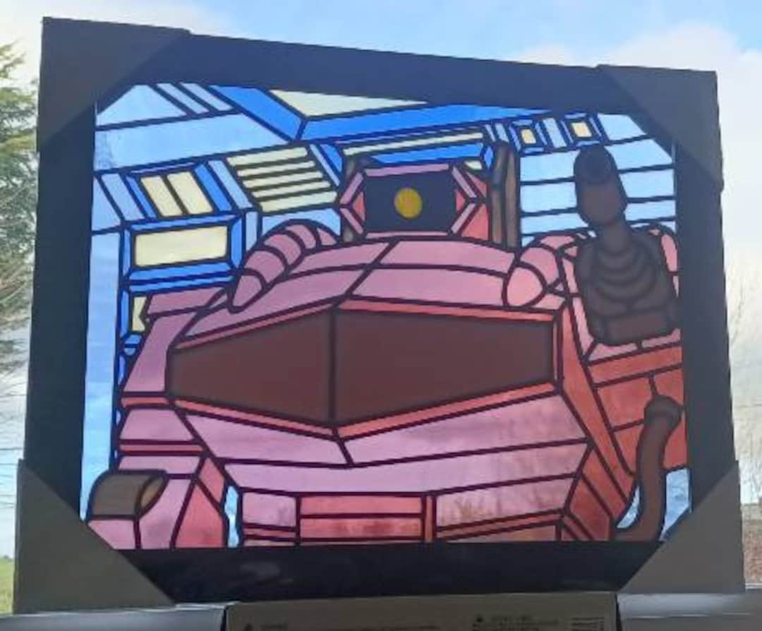 Transformers G1 Stained Glass Window Hanging Transformers Gift ...