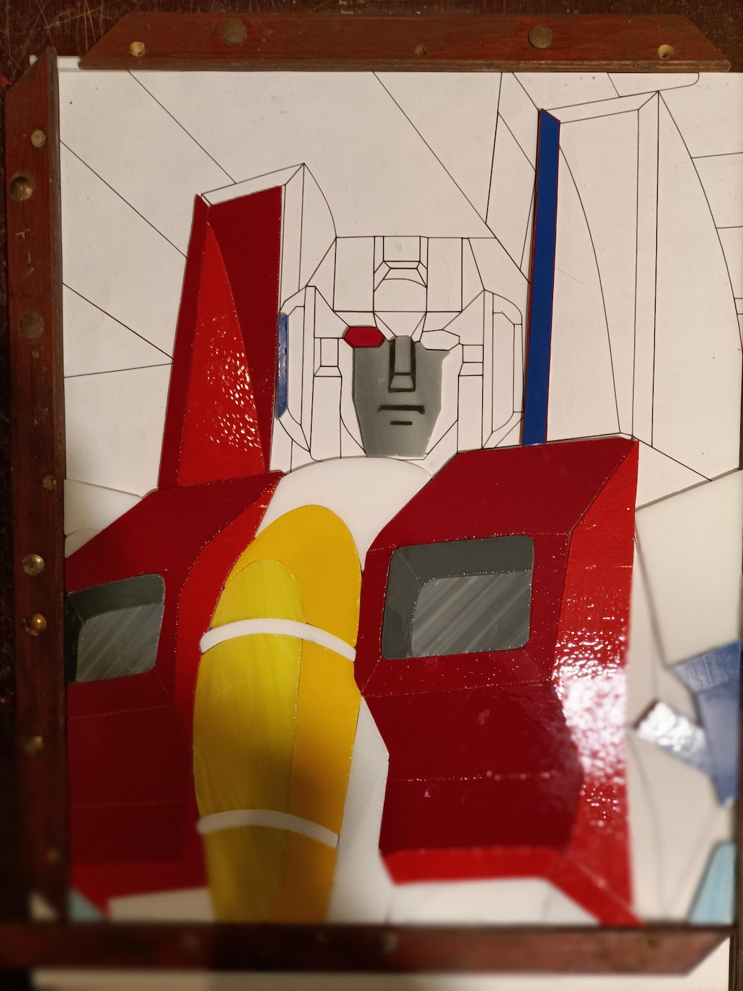 Starscream Stained Glass Pattern, Cricut Friendly (PNG Download) - Etsy