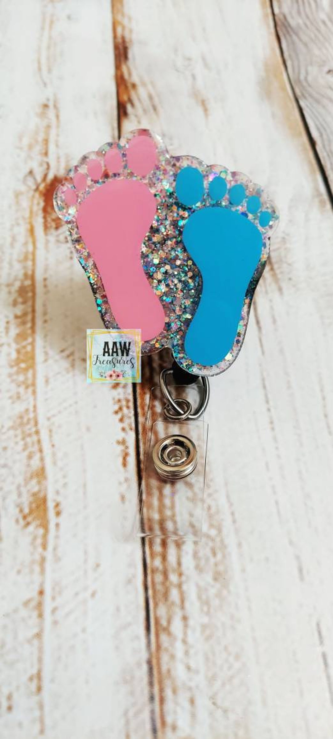 Baby Feet Badge; Delivery Nurse, RN, Hospital; Peds; Pediatrics; Nicu ...