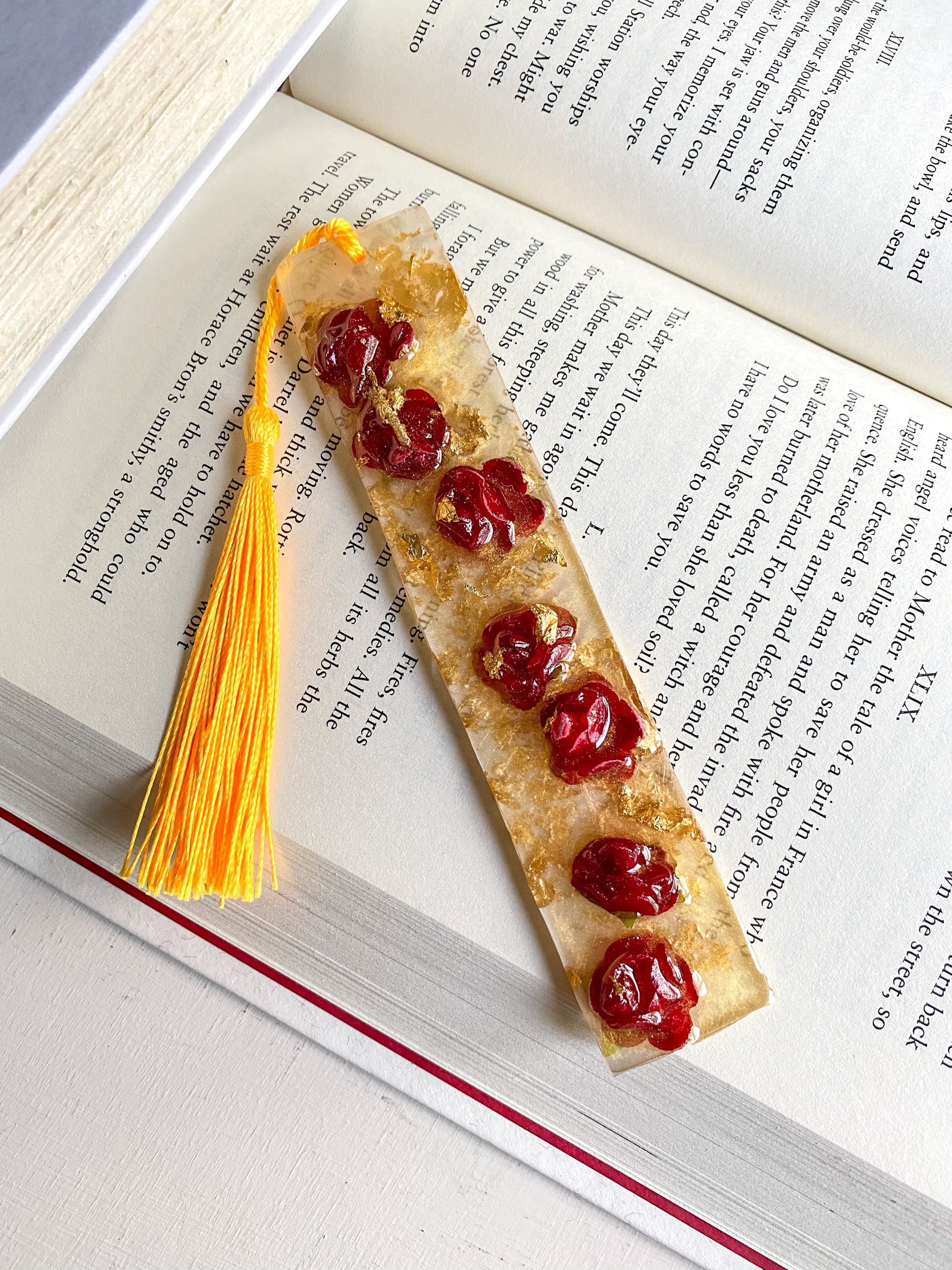 Belle Resin Bookmark | Beauty and the Beast Inspired | Reader Gifts ...