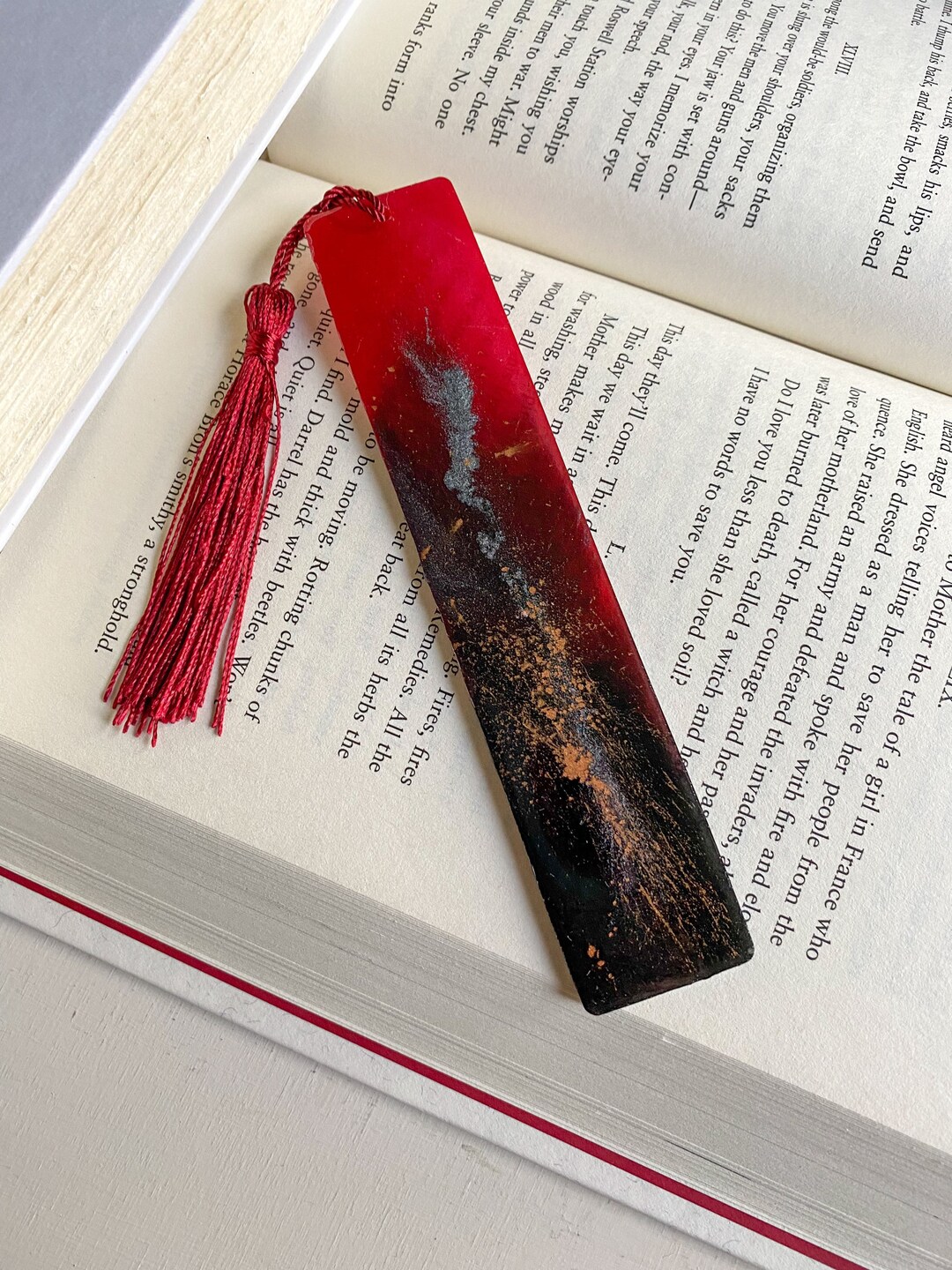 Dark Vampire Resin Bookmark | Vampire Inspired | Reader Gifts ...