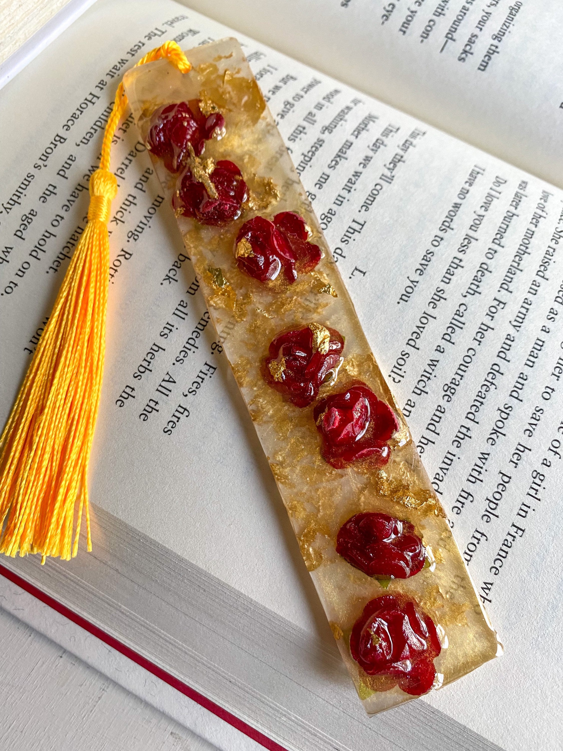 Belle Resin Bookmark | Beauty and the Beast Inspired | Reader Gifts ...