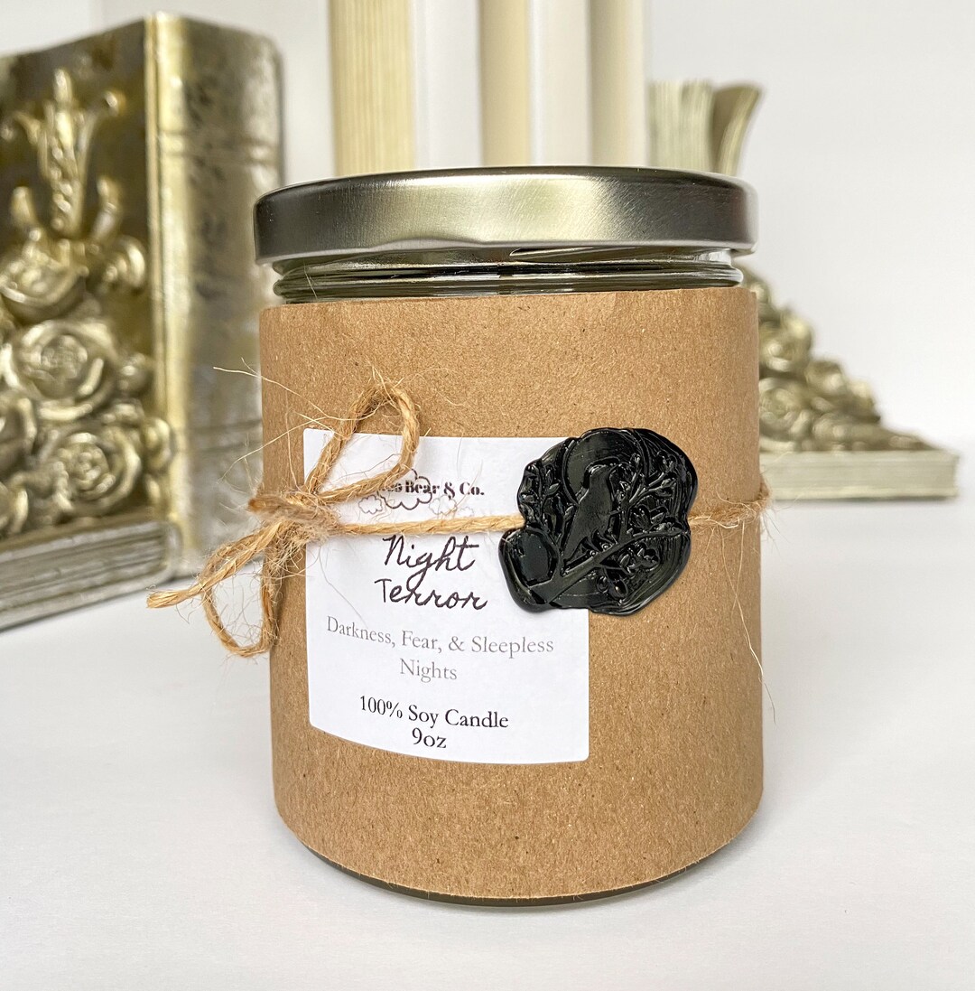 Night Terror Candle, 9oz | Horror Inspired Candle | 100% Soy | Gothic ...