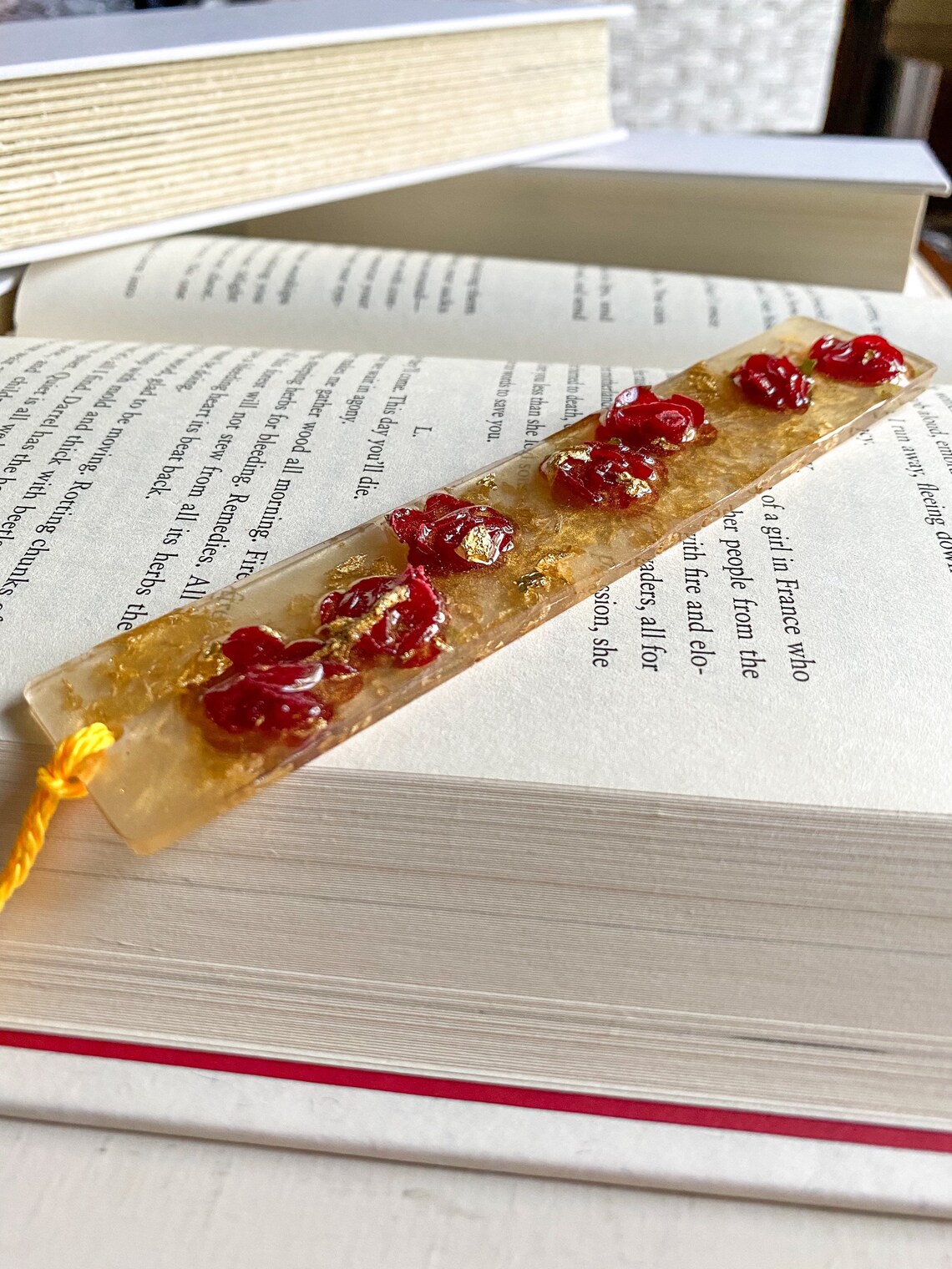 Belle Resin Bookmark | Beauty and the Beast Inspired | Reader Gifts ...